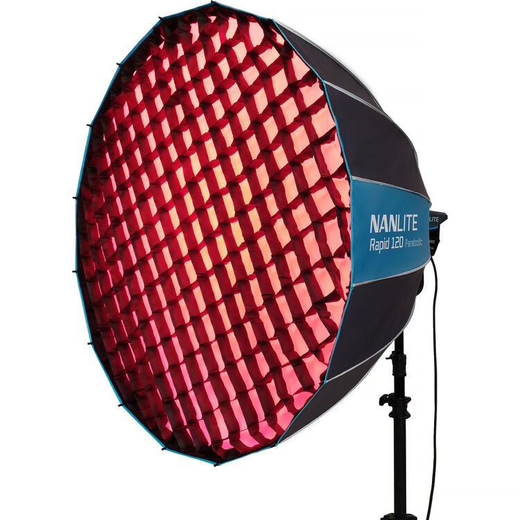 Nanlite Rapid 120 Parabolic Softbox SB-RP120 with Eggcrate | PRO.Laika