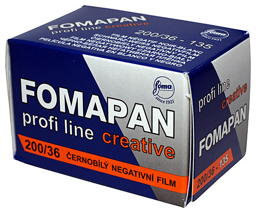 Foma FOMAPAN 200 Creative 135-36, Čiernobiely 35mm negatívny film | PRO.Laika