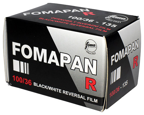 Foma FOMAPAN R 100 135-36, Čiernobiely 35mm diapozitívny film - PRO.Laika