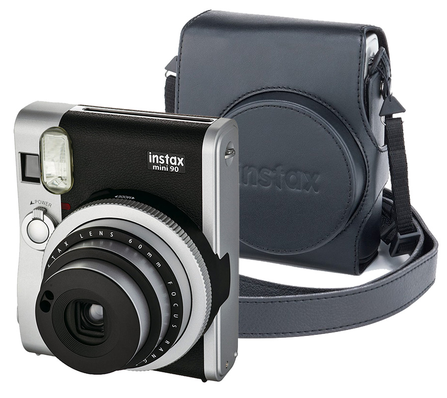 Fujifilm Instax Mini 90 NEO Classic, čierny + 10 fotografií + puzdro ...