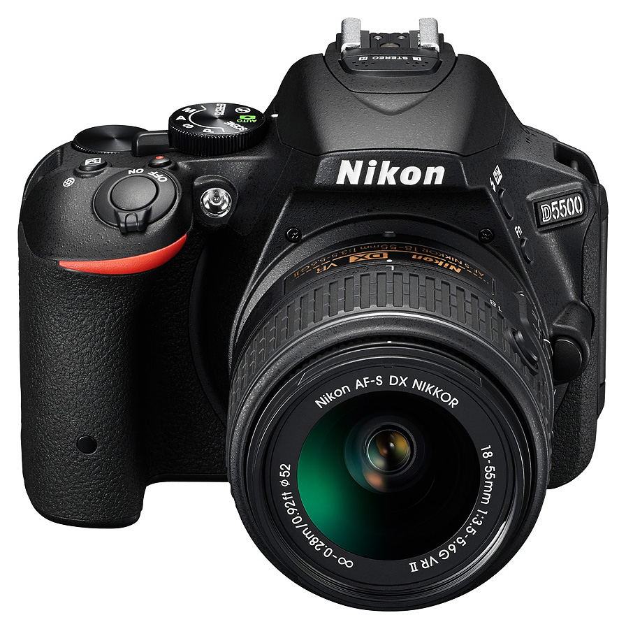 Nikon D5500 + AF-S DX Nikkor 18-55mm f/3.5-5.6G ED VR II, Čierny kit ...